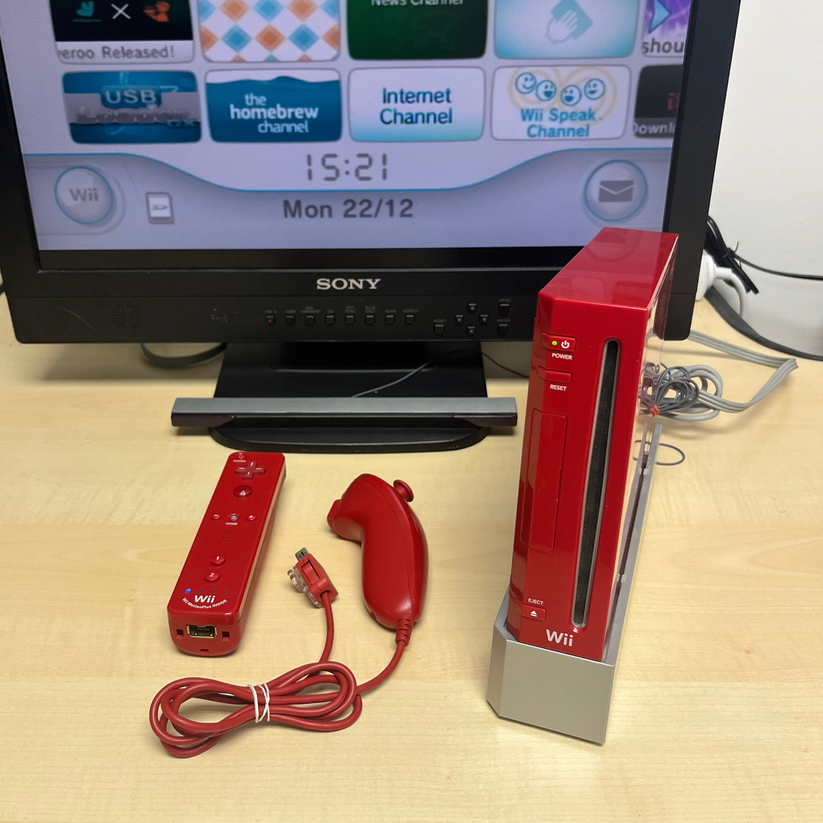 Nintendo Wii Red Limitovaná edice – Retro Koutek